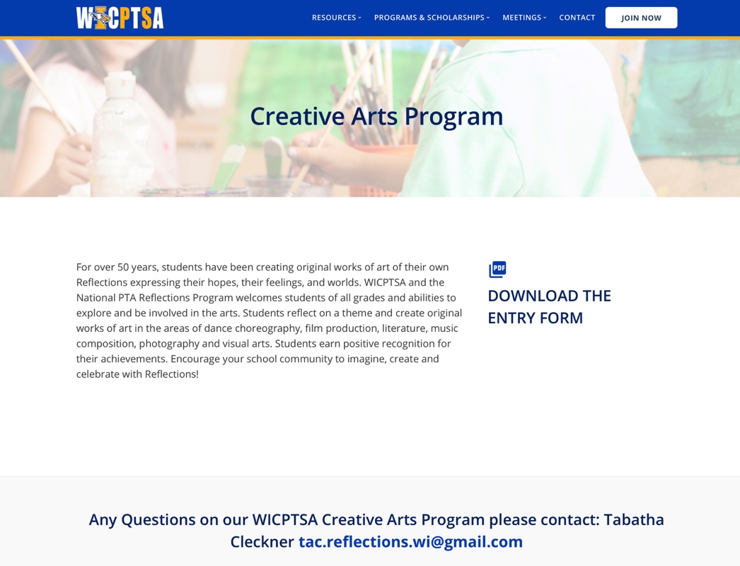 Creative Arts Program